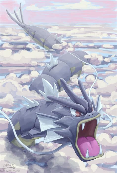 Gyarados Flying Type Pokemon Pokemon Pokemon Art
