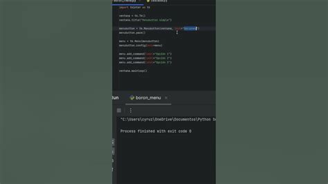 Cómo Crear Un Menubutton En Tkinter En Menos De 60 Segundos Aprende Python Rápidamente Youtube