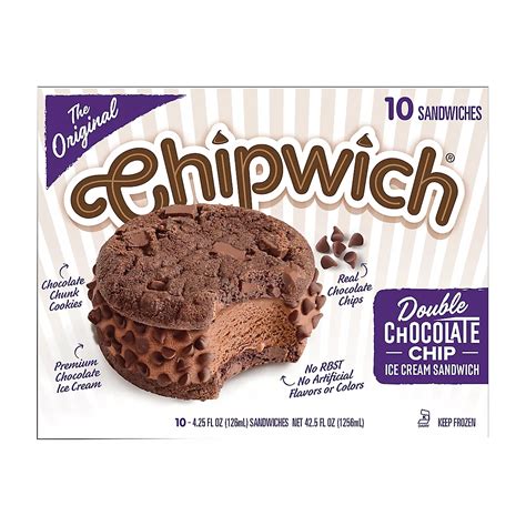 Original Chipwich Double Chocolate Chip Ice Cream Sandwich Bjs