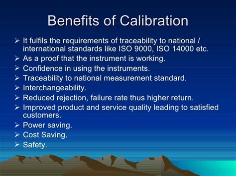 Calibration Of Instruments Ppt At William Mcdonough Blog