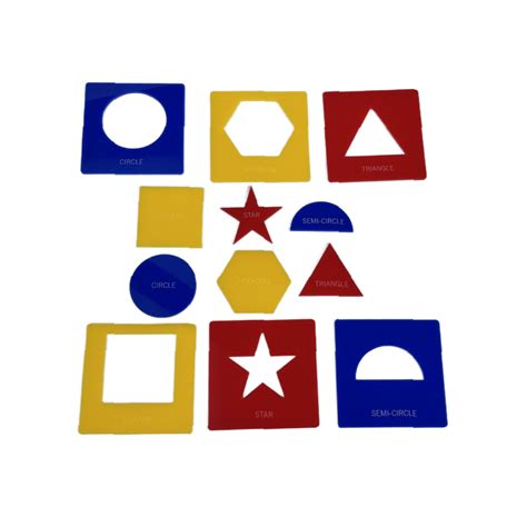Shape Stencils Goexploro Educational Supplies
