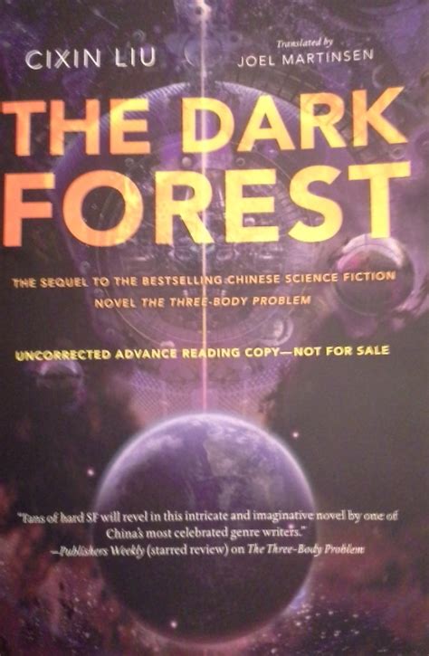 Reading Cixin Lius ‘the Dark Forest Maria Haskins