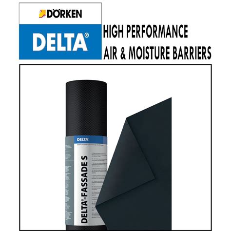 Delta® Fassade S Wall Assembly — Opened Joint Cladding Steel Frame Less Than 2 Exterior