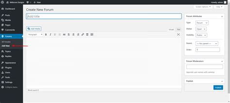 How To Add Forums In WordPress Wbcom Designs