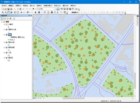 Arcgis制图表达representation实战篇1 边界线和行道树制作arcgis虚线设置间距 Csdn博客