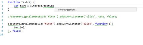 Vs Code Intellisense Doesnt Predict Basic Javascript Properties Like Textcontent While Brackets