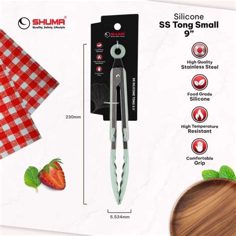 Jual Shuma Ss Silicone Tong Pencapit Makanan Dan Alat Barbeque Di Seller Shin Store Cengkareng