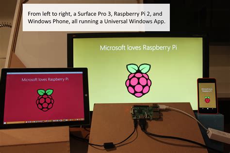 the new raspberry pi 2 will run windows 10 and run universal apps