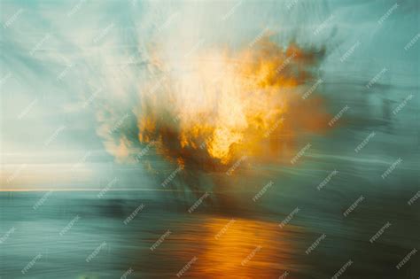 Premium Photo An Abstract Image Of A Nuclear Explosion The Shockwave