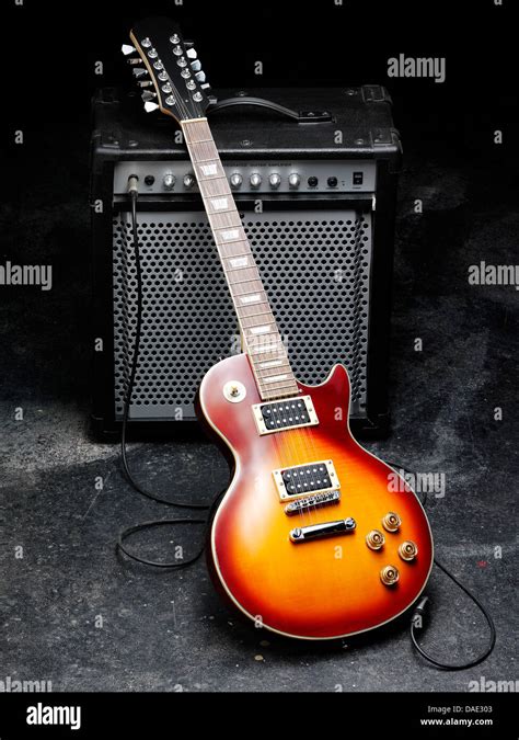 Electric Guitar With Amp And Speaker At Erica Laforge Blog