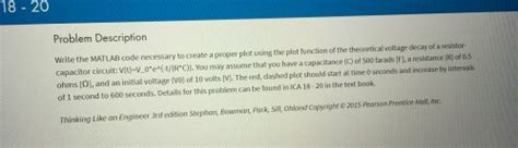 Solved Problem Description Write The MATLAB Code Chegg Com