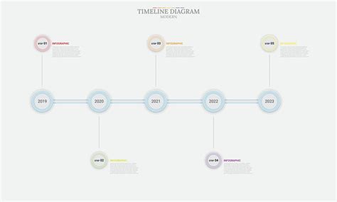 Vector Info Graphic Design Template Neat 5 Steps Concept Can Be Used