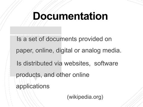 writing and documentation skills pptx
