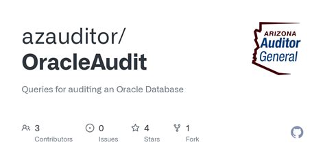 Github Azauditororacleaudit Queries For Auditing An Oracle Database