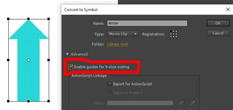 Flash Actionscript 3 Stretching And Rotating A Movieclip Arrow With