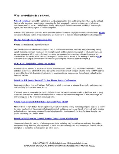 What Are Switches In A Networkpdf