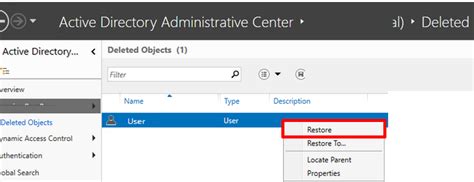 Enable Active Directory Recycle Bin How To Delete And Restore Objects