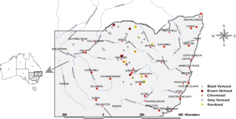 Map Of The Survey Area And Soil Types Download Scientific Diagram