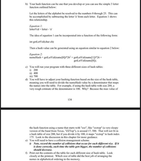 Solved Exercises You Are To Create Hash Table And An Chegg Com