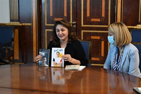 President Armen Sarkissian Hosted The Mother Of Alen Margaryan A Hero Who Died Heroically In