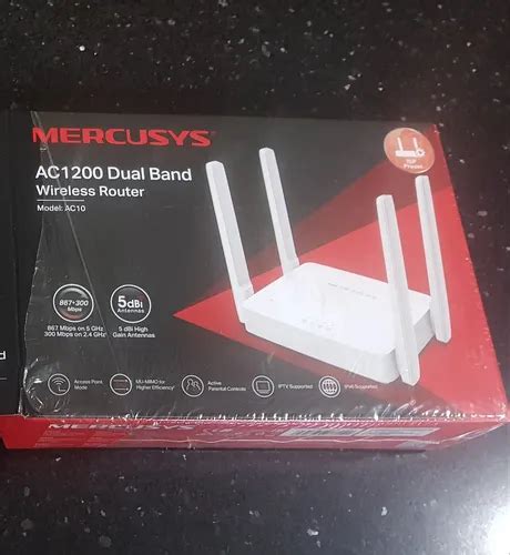 Mercusys Wi Fi Router Dual Band Modelo Ac10 Mercadolibre