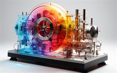 Premium Ai Image White Background Spaceborne Timedomain Spectrograph