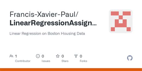 GitHub Francis Xavier Paul LinearRegressionAssignment Linear