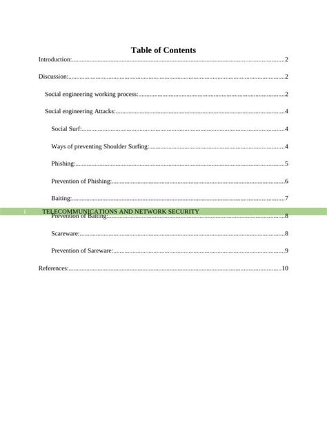 social engineering report network security analysis