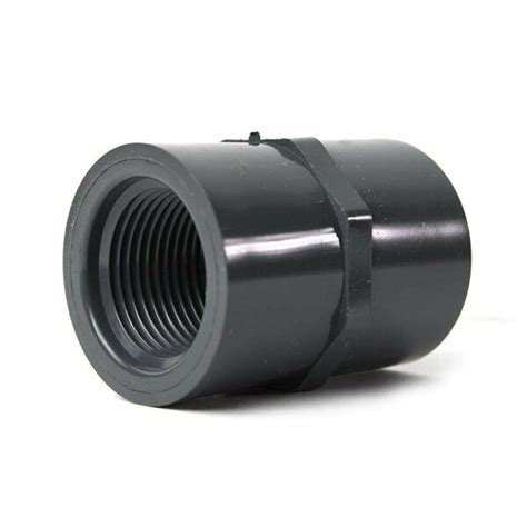 Thrifco Plumbing 1 Inch Threaded X Threaded Pvc Coupling Sch 80 8213768 Zoro