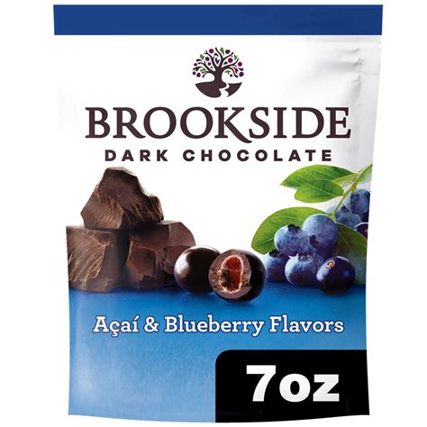 Brookside Dark Chocolate With Acai And Blueberry Flavors Chewy Center