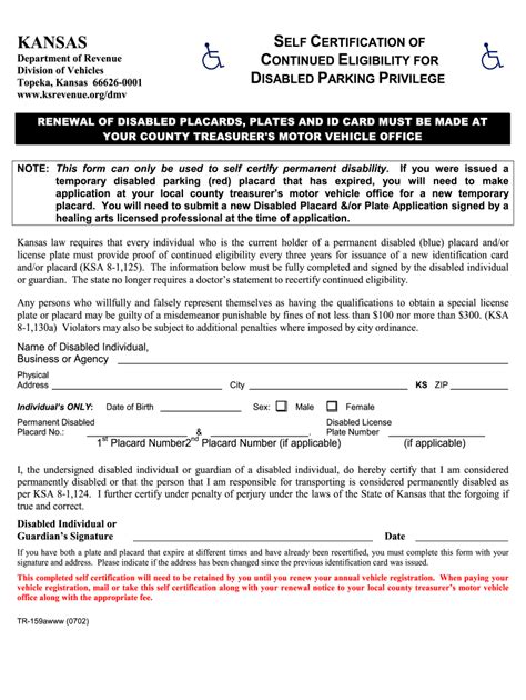 Kansas Tr 159a Fill Online Printable Fillable Blank Pdffiller