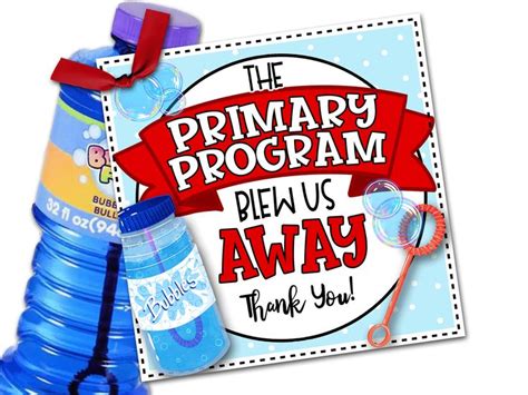 Primary Program T Tag Primary Program Thank You Lds Primary