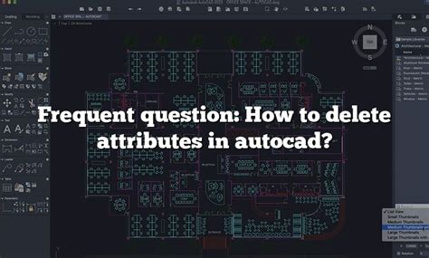 Frequent Question How To Delete Attributes In Autocad