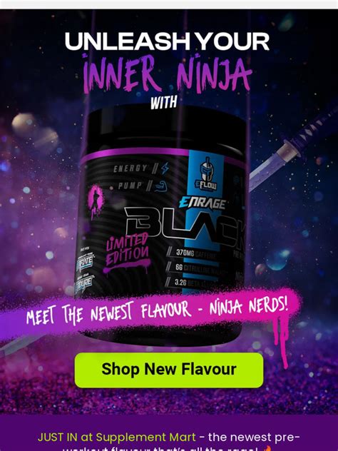 Supplement Mart New Enrage Flavour Alert Ninja Nerds Milled