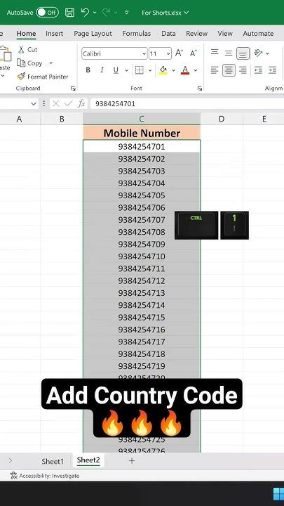 add country code dashboard advanceexcel exceltips exceltrick