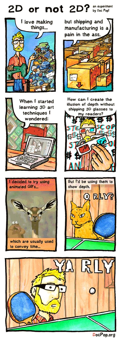 3d Comic Using An Animated 