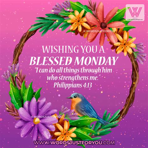 Monday Blessings Bible Verse S Original