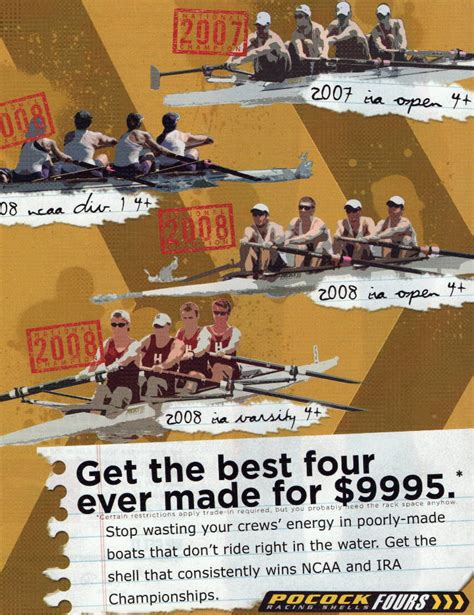 Pocock Ad Archive Pocock Racing Shells