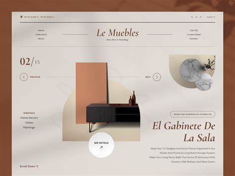 interior design landing page by master creationz global ui ux design
