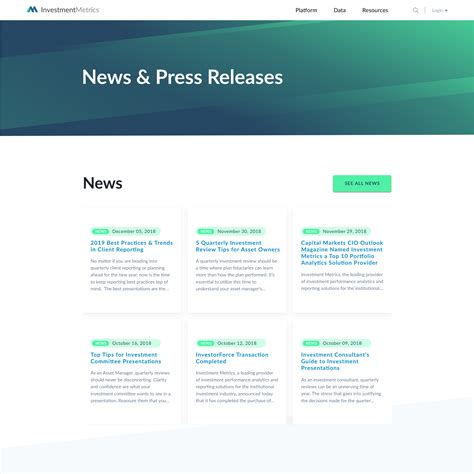 Investment Metrics Website Redesign SmartAcre