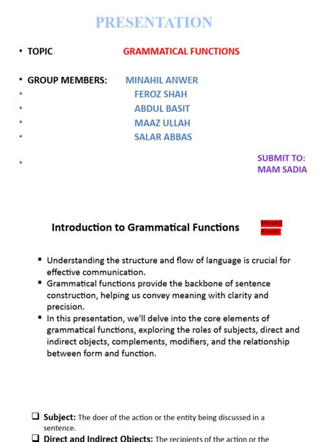 Group 4 Syntax And Grammar Final Pdf Adverb Adjective