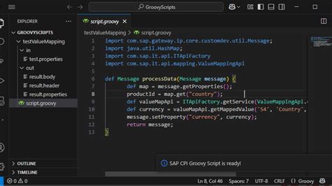 How To Test A Groovy Script With Valuemapping Locally Using The Sap Cpi