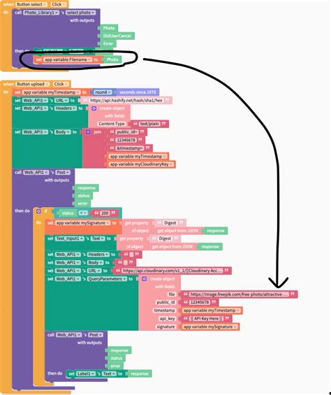 upload images to cloudinary using web api only questions about
