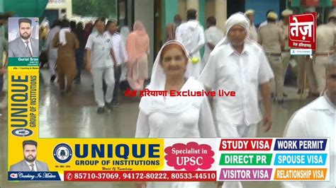 जगमालवाली डेरे में बारिश के बीच पहुंच रही संगत रो रो बुरा हाल डेरा मुखी के बिना सुना पड़ा