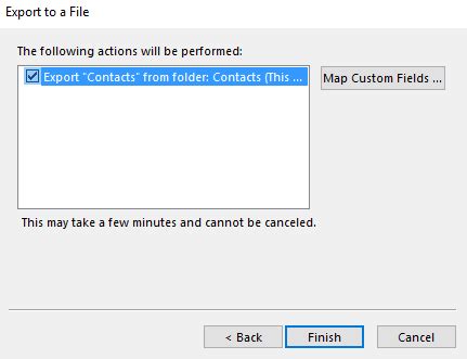 How To Backup Outlook Contacts In Microsoft Outlook 2016 With Pictures IT4nextgen