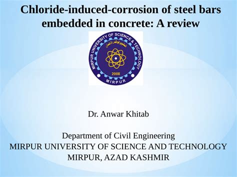 pdf modelling of chloride diffusion through concrete using fick s