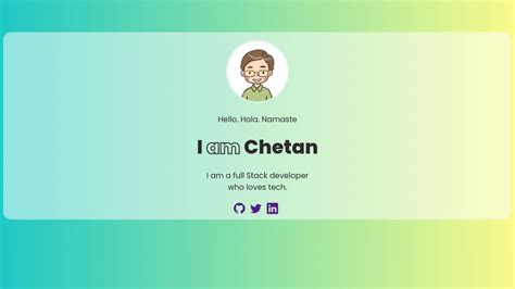 Profile Html And Css