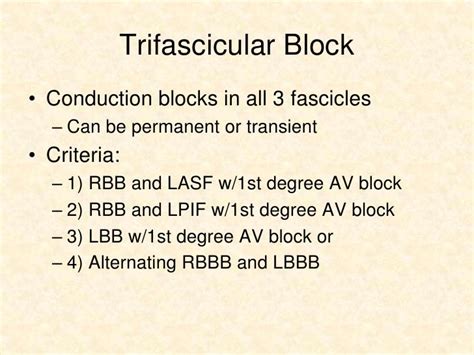 Trifascicular Block Presentation
