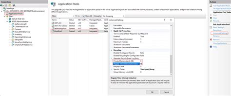 Wsus Iis Worker Process High Memory Recycle Wsuspool Windows