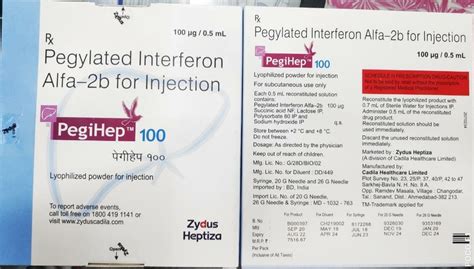 Pegylated Interferon Alfa 2b Injection 0 5ml At Rs 5900 Vial In Mumbai